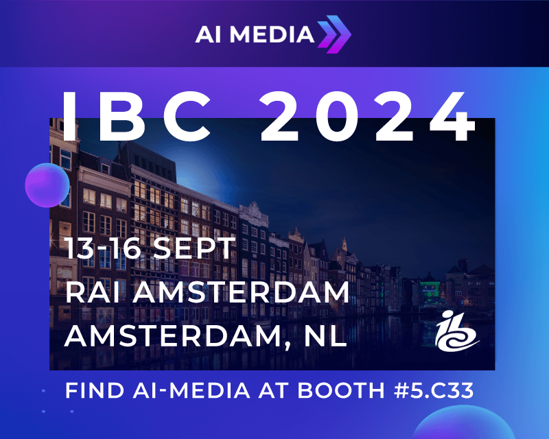 AI-Media Showcase at IBC Show 2024